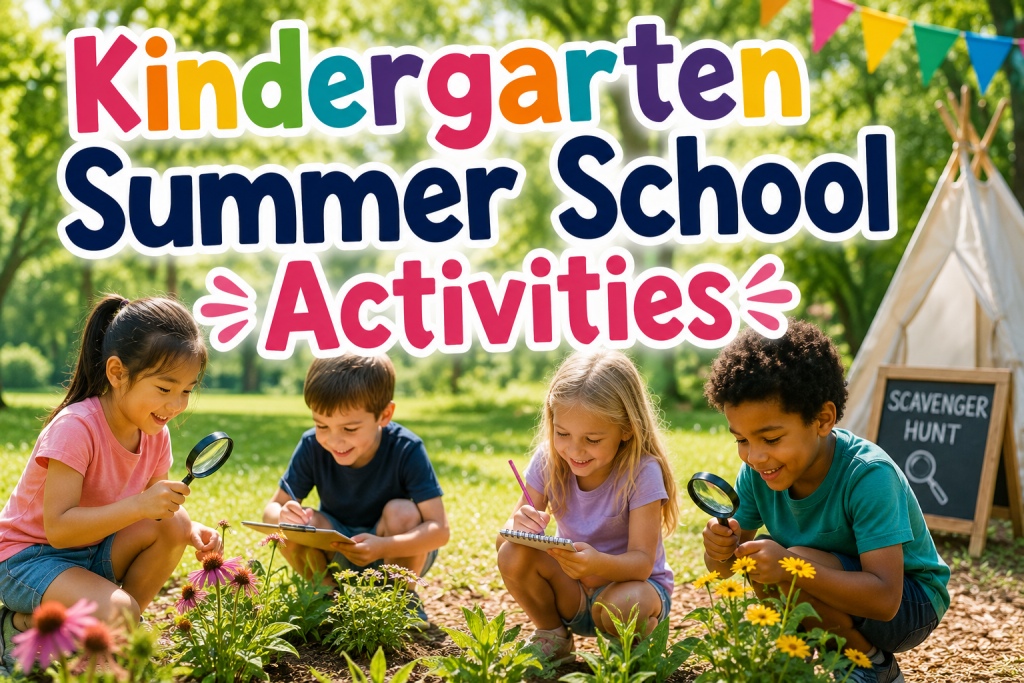Kindergarten Summer School | Fun Learning Activities - Little Learning ...